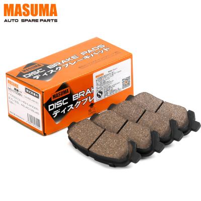 중국 네 MS-C1006N MASUMA 자동차 액세서리 로우 메트 브레이크 패드 디스크 세트 04466-48120 토요타용 판매용