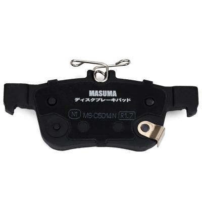 중국 MS-C5014N 반금속 브레이크 패드 세트 43022-TBA-A02로 HONDA의 브레이킹을 향상시킵니다. 판매용