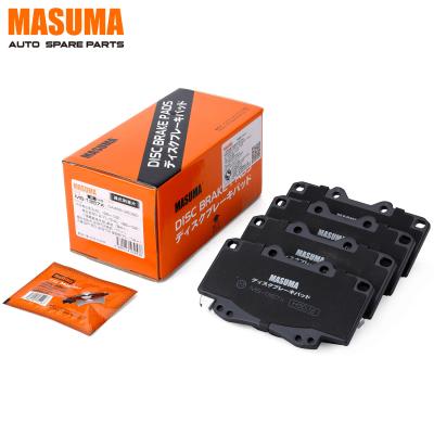중국 네 MS-1387X MASUMA 자동차 자동 4쌍 4쌍 브레이크 패드 세트 04465-35080 TCR10W 판매용