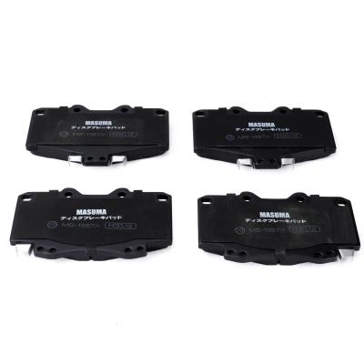 중국 네 MS-1387X MASUMA 자동차 자동 4쌍 4쌍 브레이크 패드 세트 04465-35080 TCR10W 판매용