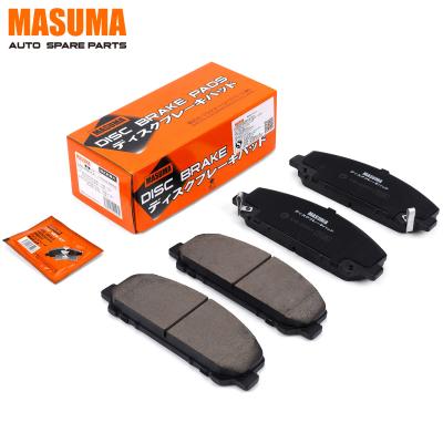 중국 MS-2911X MASUMA 자동차 수리 부품 세라믹 노이즈 브레이크 패드 세트 D1509-8403 D1060ZC60J 판매용