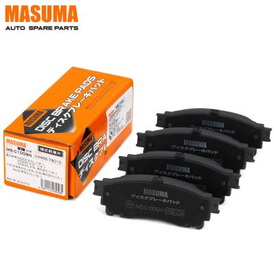 중국 04466-78010 0446658022 044667802079 렉서스 ASV40L MS-C1009N MASUMA용 브레이크 패드 세트 판매용