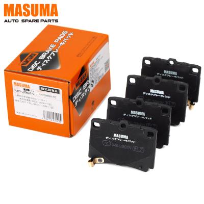 중국 MS-3391N MASUMA 자동 전면 우트라 브레이크 패드 MR389575 MITSUBISHI ASV40L V6 W 판매용