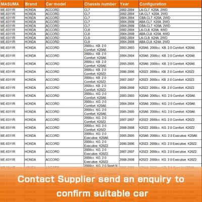 Κίνα HONDA ACCORD CL7 Tie Rod End 53540-SDA-A01 53540SDAA01 53540-SDA-A01 από την MASUMA Auto Parts προς πώληση