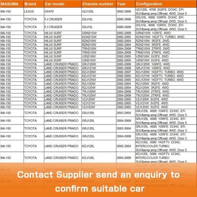 China 0120-233 MA-150 MASUMA 4x4 Brazo de control de dirección para el LEXUS GX470 Año 2006- Número de referencia en venta
