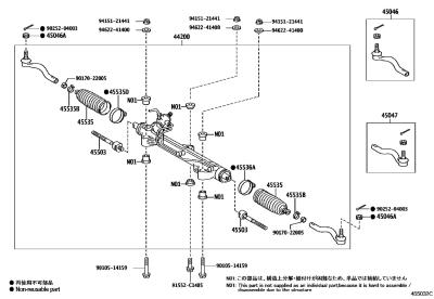 Κίνα Ναι SR-1011 MASUMA RHD Auto Υδραυλικό σύστημα διεύθυνσης Για το Toyota LEXUS LAND CRUISER LX450D/460/570 44200-60130 προς πώληση