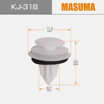 Κίνα Πλαστικές κομπίνες 91560-SAA-003 90467-09206 90467-10161 MR366958 για BMW σειράς 1 F21 MASUMA προς πώληση