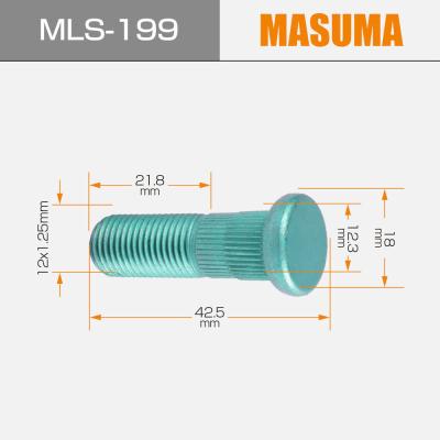 Κίνα MLS-199 MASUMA Brass Bolt για το αυτοκίνητο SUZUKI CULTUS 09119-12008 09119-12012 Ράι 21S προς πώληση