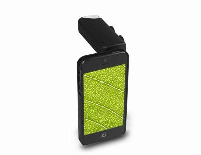 Cina Zoom nero del microscopio 100X di Smartphone Digital dell'ABS per IPhone 4/4S/5/5S in vendita