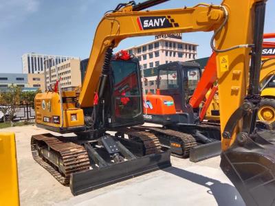 Κίνα 2016 SANY SY75C Pro Mini Digger σε καλή κατάσταση με αρχικό υδραυλικό κύλινδρο προς πώληση