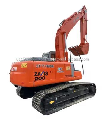 Κίνα Μεγάλη εκσκαφέας 20 τόνων Hitachi ZX200 κατασκευασμένη στην Ιαπωνία για καταστήματα δομικών υλικών προς πώληση