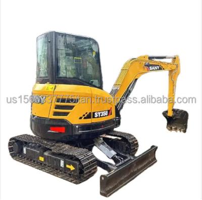 Κίνα Μικρή ώρα εργασίας Sany SY35U Mini Digger με αρχική υδραυλική αντλία και κινητήρα ISUZU προς πώληση