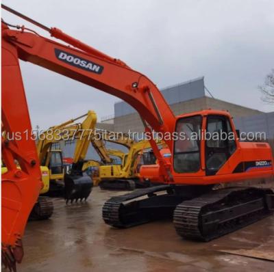Κίνα 20 τόνων Doosan DH220 Crawler Excavator με χωρητικότητα κουβάς 0,5m3 και ενεργά χαρακτηριστικά προς πώληση