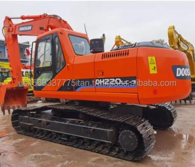 Κίνα 20 τόνων Doosan DH220 Crawler Excavator με χωρητικότητα κουβάς 0,5m3 και ενεργά χαρακτηριστικά προς πώληση
