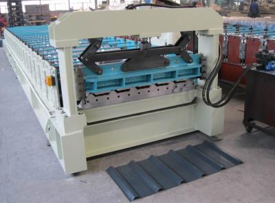 China Mitsubishi-PLC het Broodje die van het Metaaldak Machine Automatisch Knipsel voor Dakwerk vormen Te koop