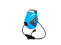 Chine La bobine escamotable électrique de tuyau bat du tambour de l'eau automatique d'air de maille en plastique d'unité centrale d'ABS appliquée à vendre