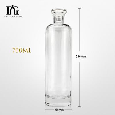 중국 375/500/700/750/1000ml 위스키 럼 진 샘플을 무료로 제공 판매용