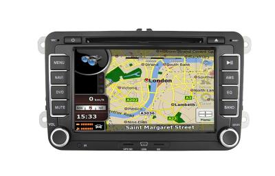 Cina Un giocatore di 2 di baccano LCD-TFT Gps di Vw Dvd con l'alta risoluzione di IPOD della radio di FM/ in vendita