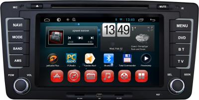 Cina Automobile Dvd di androide per Volkswagen Skoda Octavia per i Gps di Vw Dvd con il 1 CPU dual core/Fm di g in vendita