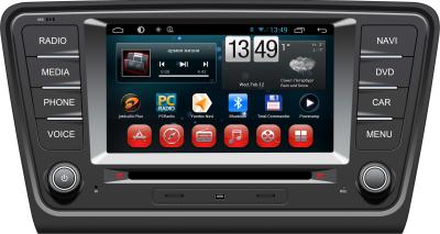 Cina 4,2 Lettore DVD puro dell'automobile di versione di androide per Volkswagen Skoda Octavia con il retrovisore dei Gps Bluetooth di Vw Dvd in vendita