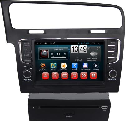 Cina Gps di Vw Dvd di Bluetooth con il lettore DVD dell'automobile di androide per Volkswagen Golf7 con lo schermo attivabile al tatto dei Gps in vendita