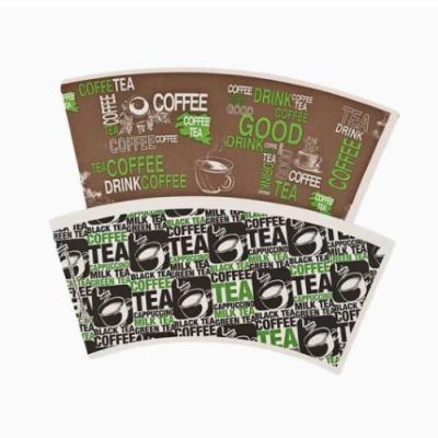 China OEM Custom Printing Disposable Paper Cup Blank Food Grade Single Coated PE Coated Paper Cup Fans for Paper Cup Product for sale