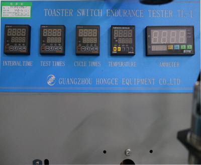 China IEC60335-2-9 probador de la resistencia del interruptor de la tostadora del equipo de prueba del IEC de la cláusula 19,101 en venta