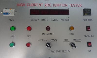 China Equipo de prueba de la inflamabilidad del IEC 60950 del EN de las BS/probador de formación de arcos de gran intensidad de Igintion en venta