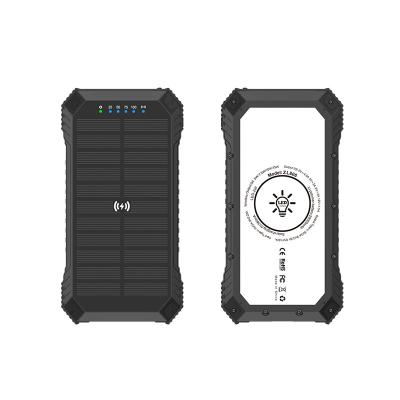 Cina Power Bank esterno per iPhone 15 15W uscita wireless 22,5W ricarica solare e uscita 3A in vendita