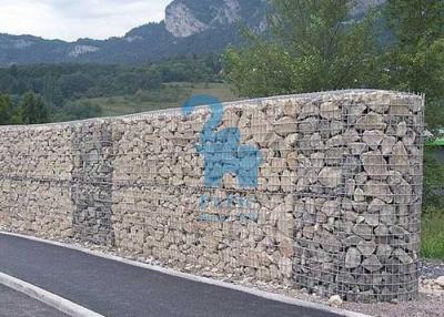 Cina Le macerie/pietra hanno riempito le gabbie d'acciaio del cavo dei canestri del gabbione per abbellire in vendita