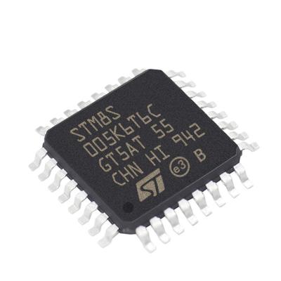 중국 STM8S005K6T6C STM8 STM8S 내장된 마이크로컨트롤러 IC 8-비트 16MHz 32KB (32K X 8) 순간 32-lqfp (7x7) 판매용