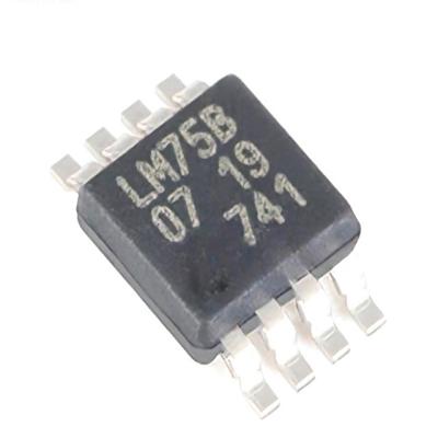 중국 LM75BDP 디지털 온도 센서 ic, 전자적 IC 칩 VSSOP-8 패키지 판매용