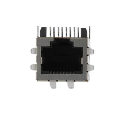 Cina J0026D01BNL Base-TX RJ45 Ethernet Jack 1x1 Tab Down with LEDs 8 Pin in vendita