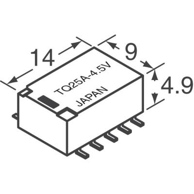 Cina TQ2SA-3V Programmable IC Chips Low Profile Surface Mount Relay Latest Electronic Devices in vendita