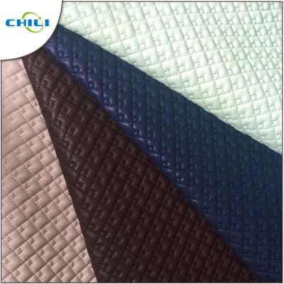 Cina Bene durevole resistente della multi abrasione di colore del tessuto del cuoio del Faux imbottito brevetto in vendita