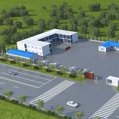 China Customizable Modular Homes Prefabricated Mobile Home 20ft Detachable Container Homes for sale