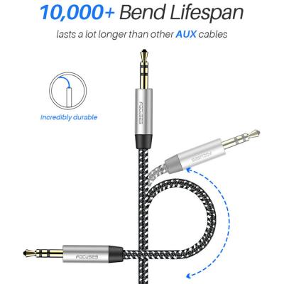 중국 남자 스테레오 오디오 케이블에 남자인 초점 3.5MM 입체 음향 보조 케이블 판매용