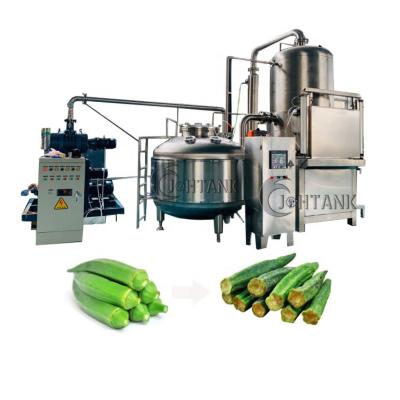 Cina Vuoto asciutto Fried Machine degli ortaggi da frutto della frittura del gombo in vendita