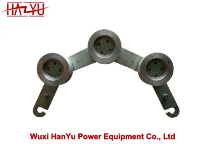 China Hook Type Grounding Block 100A Grounding Cable Pulley Aluminiumlegering Te koop