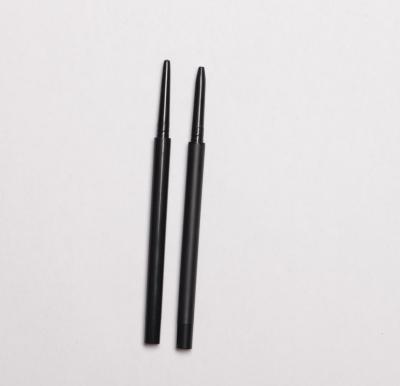 Cina Solido esile ritrattabile di colore del nero del corpo della matita di sopracciglio della testa rotonda in vendita