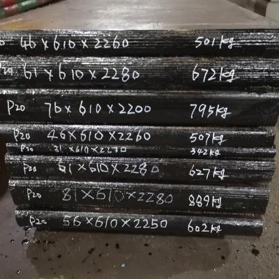 中国 つや出しの1.2311 P20合金型の鋼鉄フラット バーの版155mmの幅 販売のため