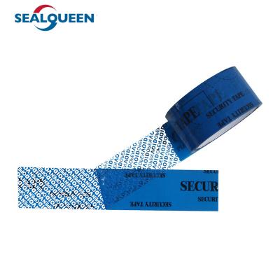 China Trennungsbeständigkeit Total Transfer Tamper Proof Sicherheitsdichtband mit individuellem Logo-Druck zu verkaufen