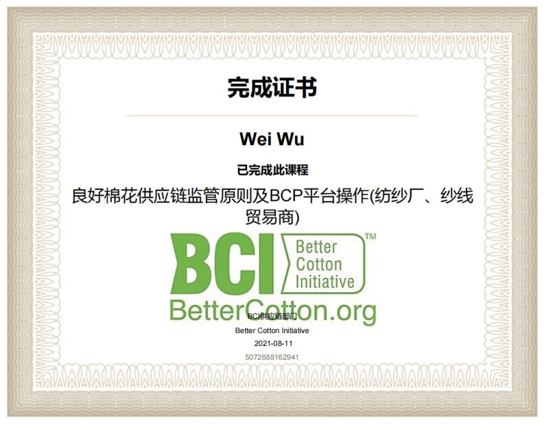BCI - Guangdong Baiyi Textile & Tech.Co.,Ltd