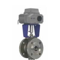 Quality AC220V 6.4MPa SS316L Flange Ball Valve With Power Off Automatic Reset Function for sale