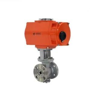 ASME On Off Explosion Proof Electric Actuator Ball Valve Electric Motorized