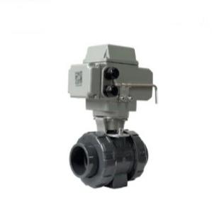 IP67 AC/DC Dn32 2 Way Electric Auto Motor Operated PVC Ball Valve