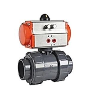Plastic Electric Water Ball Valve With Motorized Actuator For Irrigation System