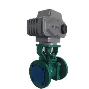 Anti Corrosion Fluorine Electric Ball Valve Dn15 - Dn250 Electric Motorized Ball