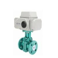 Quality Fluorine Electric Control Ball Valve Carbon Steel Flange Connection for sale