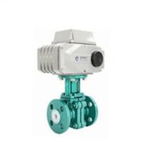 Quality Cast Steel DN25 Ball Valve A216 Wcb Anti Corrosion Electric PTFE Lined Ball Valve for sale